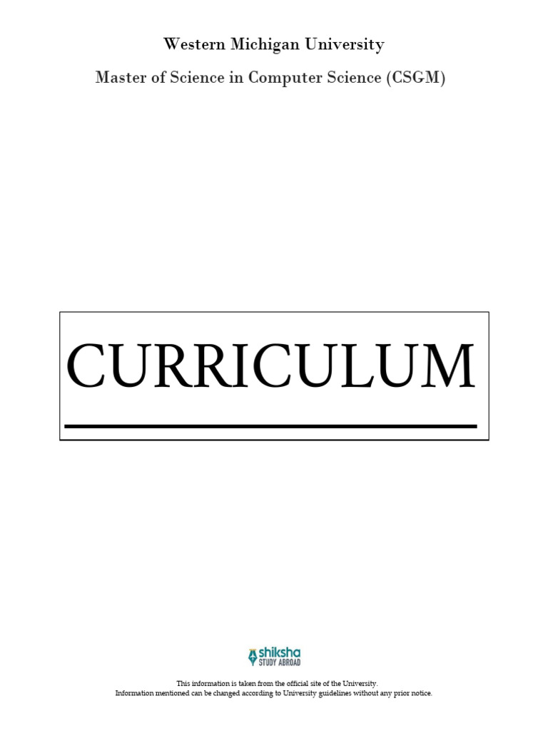Curriculum 3252024105906 | PDF | Thesis | Computer Science