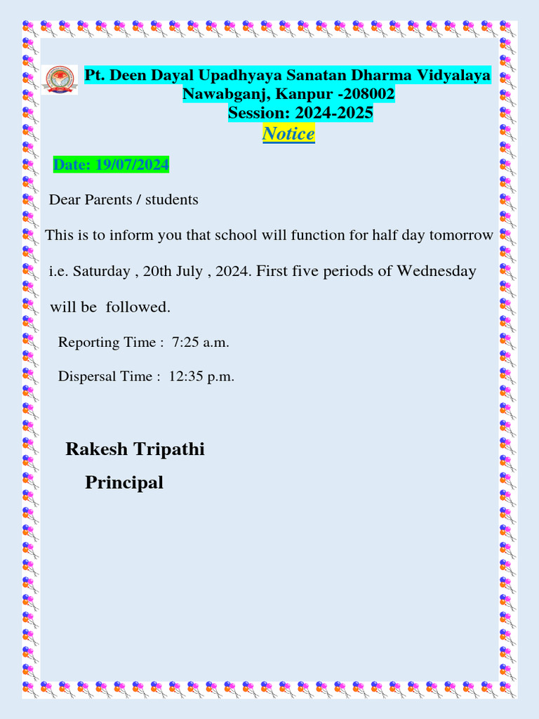 Half Day (19.07.2024) | PDF | Career & Growth | Wellness