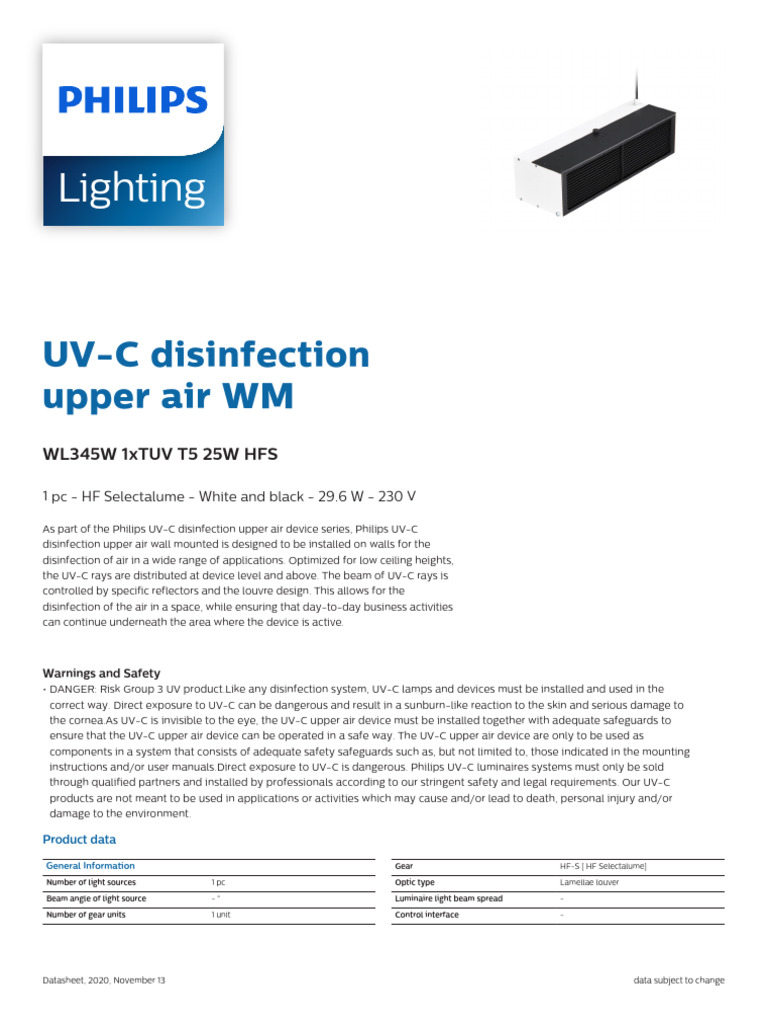 Upper Air Wall Mount | PDF | Ultraviolet | Length