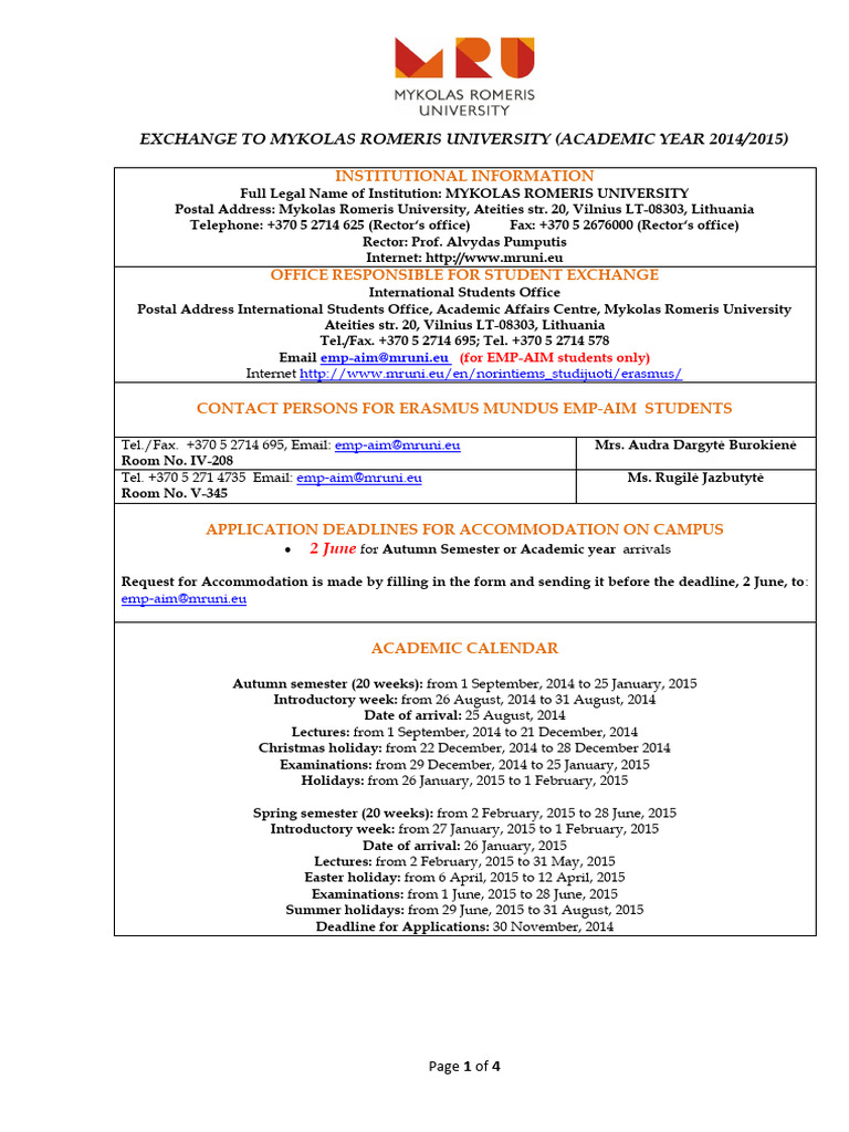 Exchange To MRU 14-15 - EMP - AIM | PDF | Travel Visa | European ...