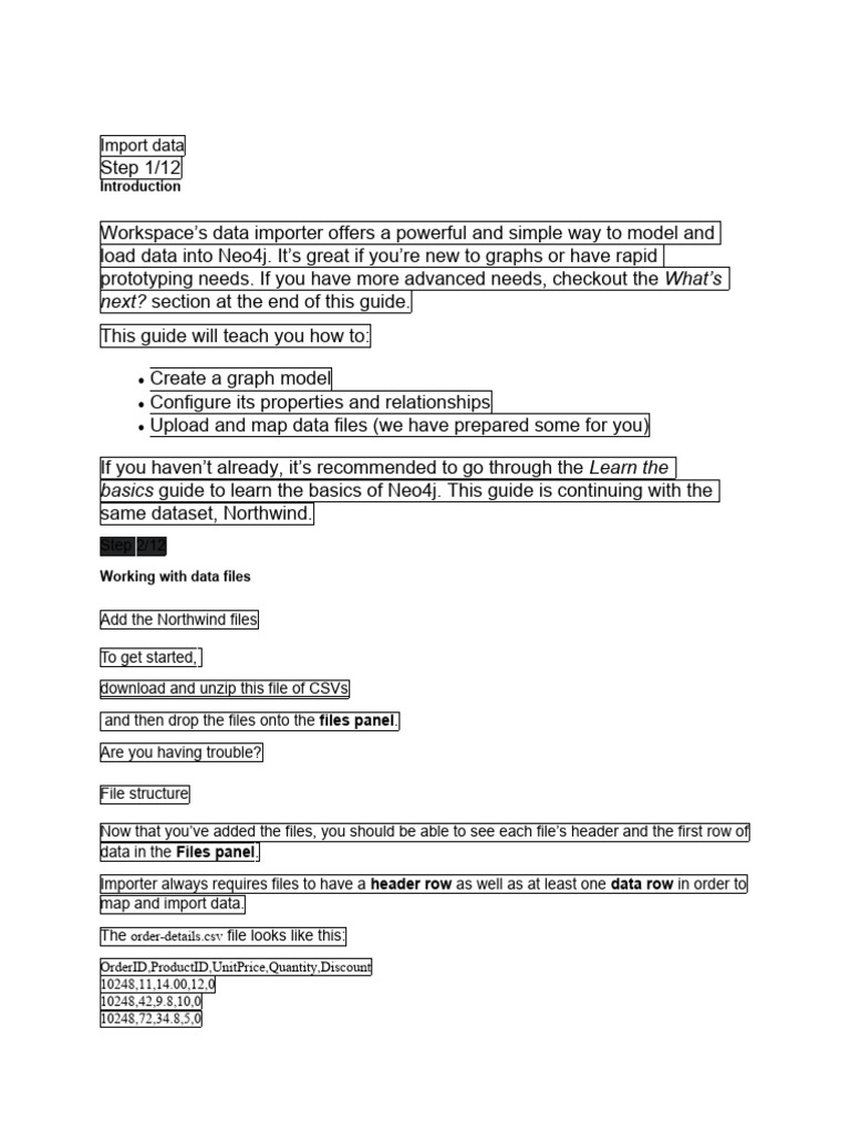 Neo4j Instruction | PDF | Databases | Comma Separated Values