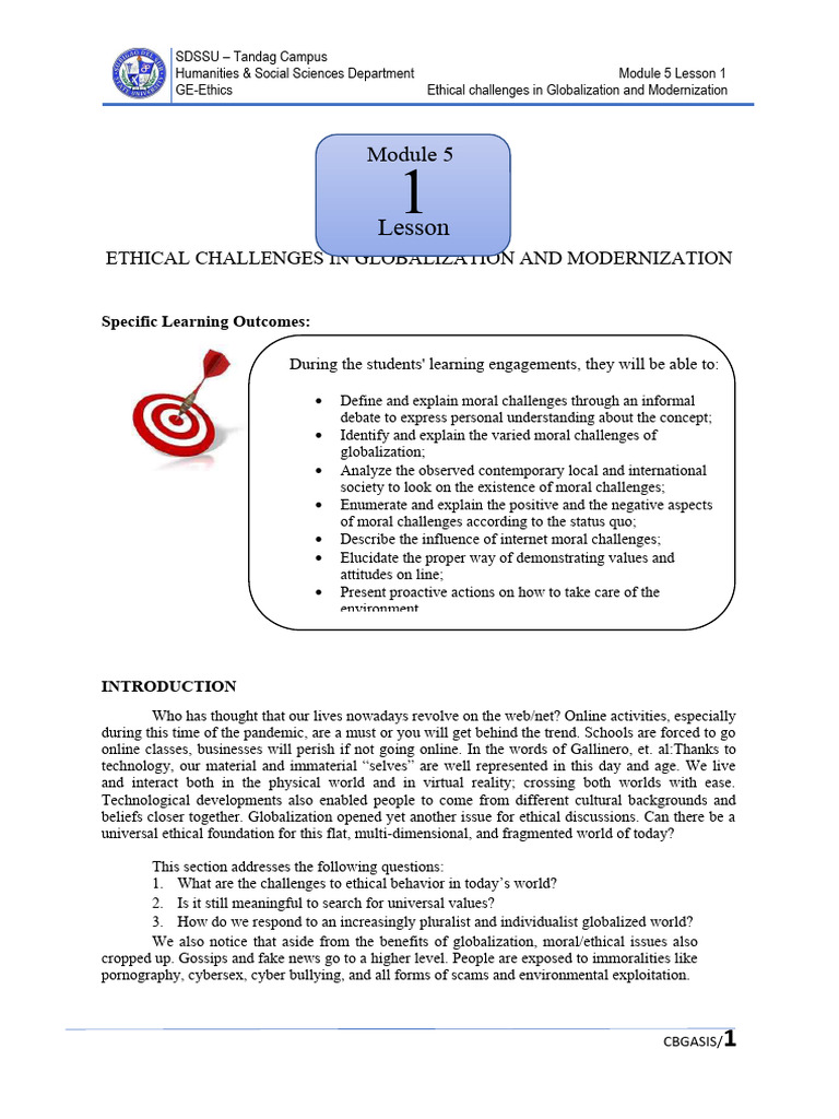 M5L1 | PDF | Globalization | Economic Globalization