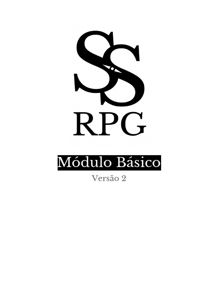 SSRPG 2.0 - Módulo Básico | PDF | Jogos de RPG