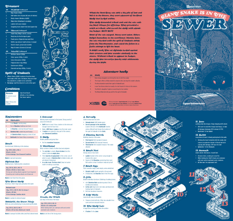 Mausritter Adventure Giant Snake | PDF