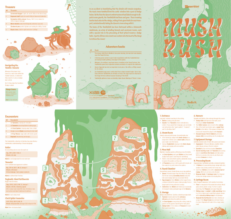 Mausritter Adventure Mush Rush | PDF