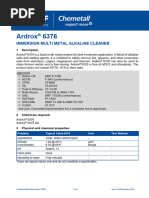 Ardrox® 6025A Technical Data Sheet | PDF | Corrosion | Steel