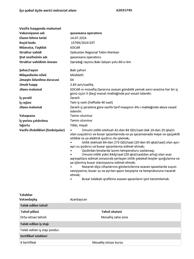 Daten#Bersicht - Qazanxana Operatoru | PDF