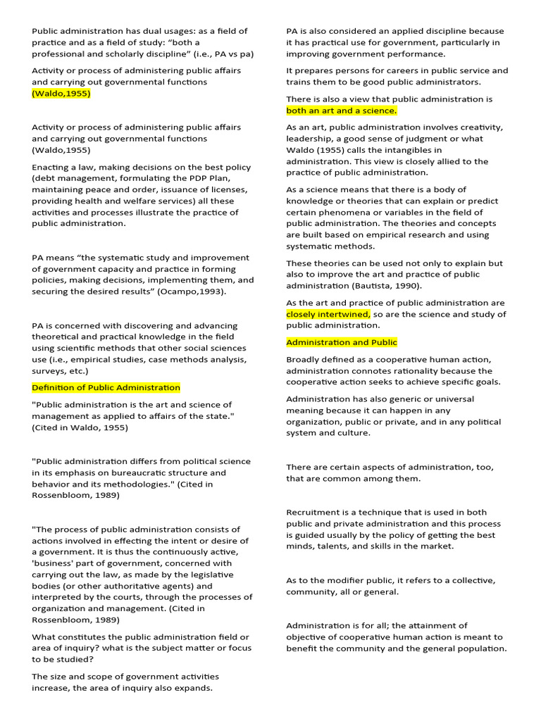Pa - Reviewer 01 | PDF | Public Administration | Science