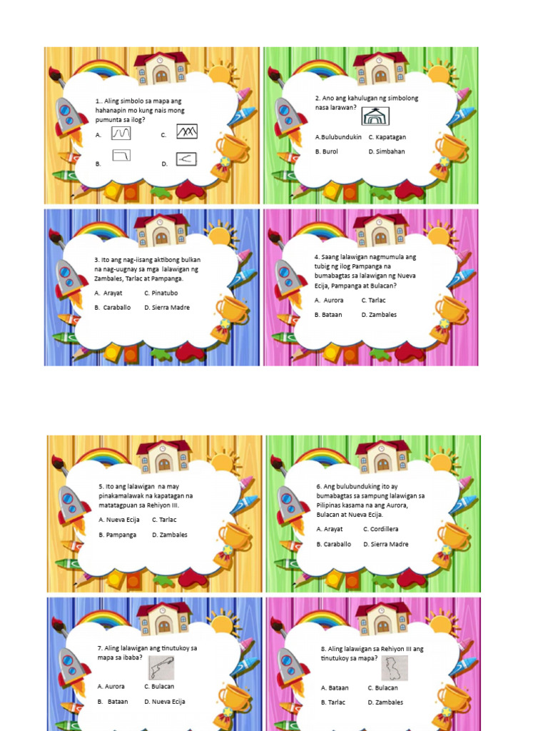 Item Bank Aral Pan Science | PDF