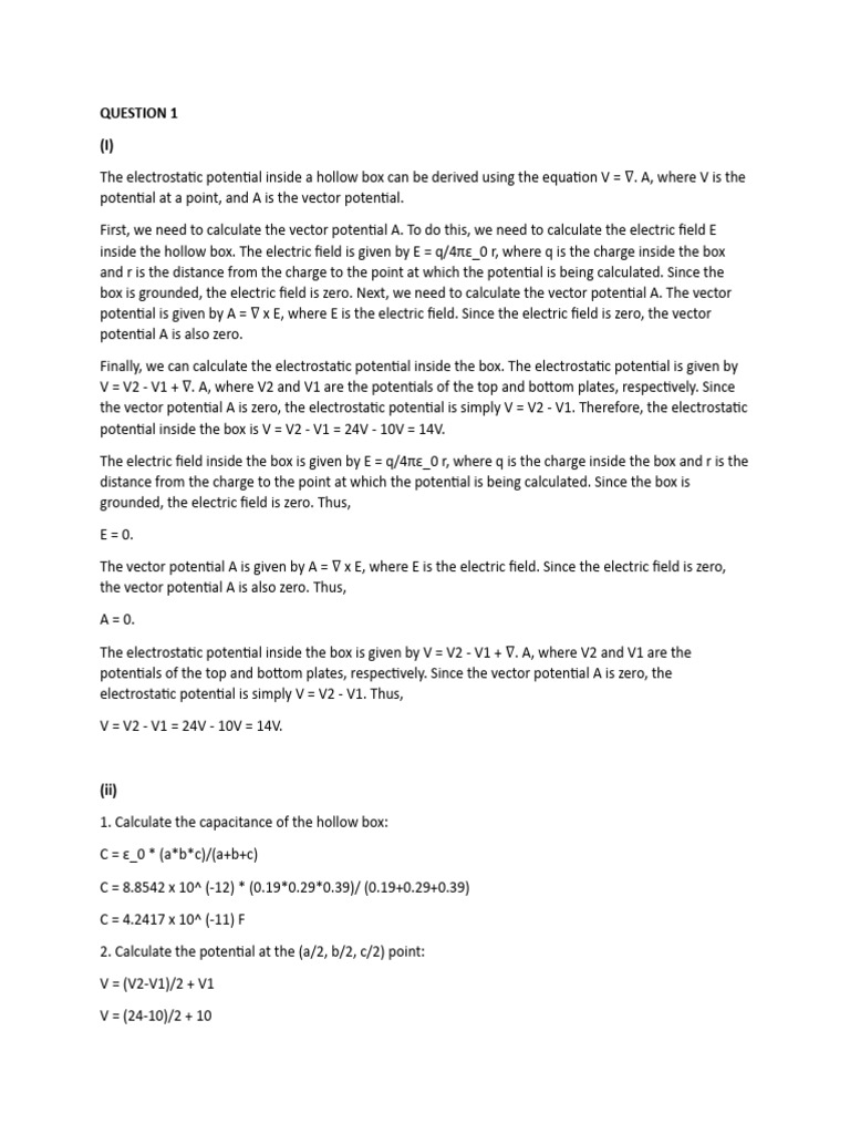 Electromagnetic 2 | PDF | Electric Field | Capacitance