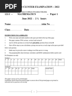 2024 KCSE MATHS pp1 | PDF