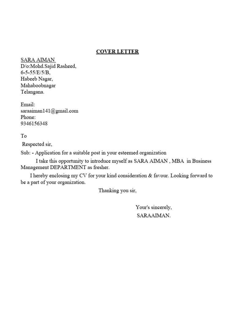 Sara Resume | PDF | Career & Growth