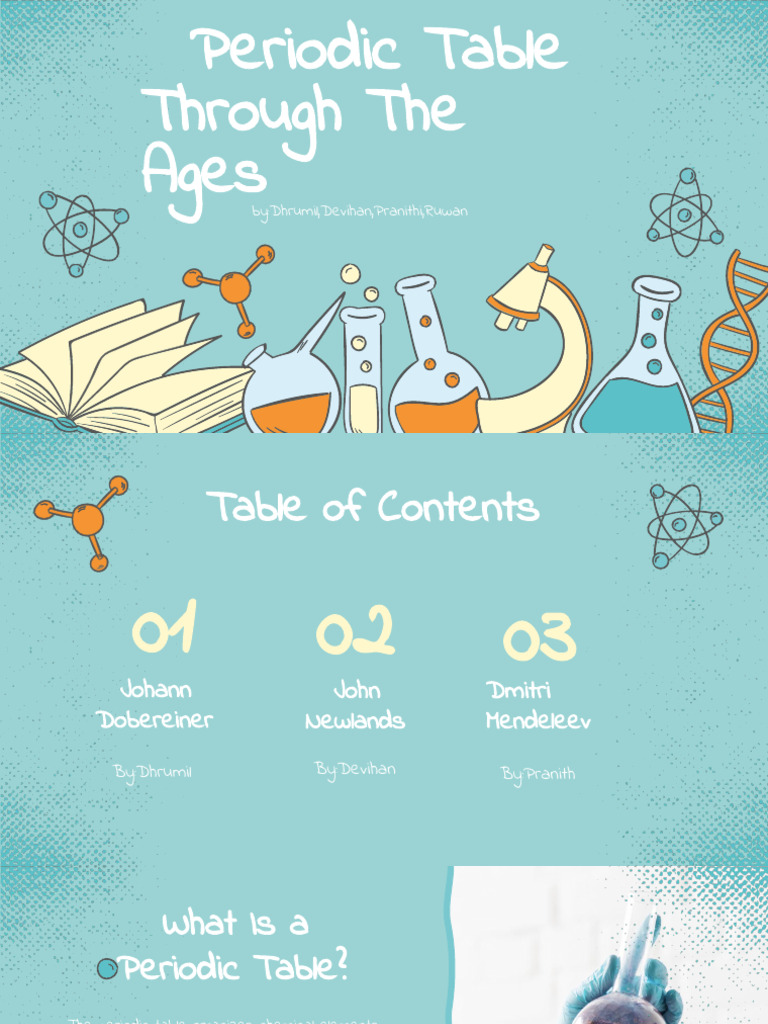 Perodic Table Throught The Ages | PDF | Periodic Table | Chemical Elements