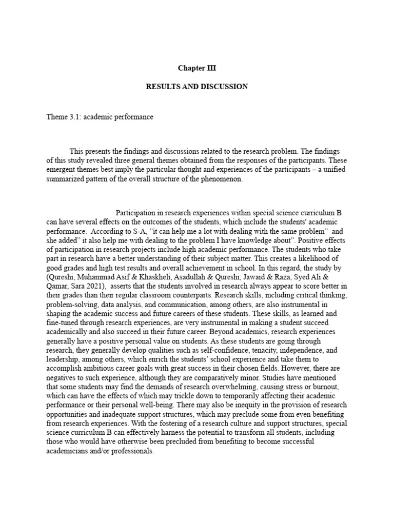 Impact of Research on Academic Performance | PDF | Experience | Curriculum