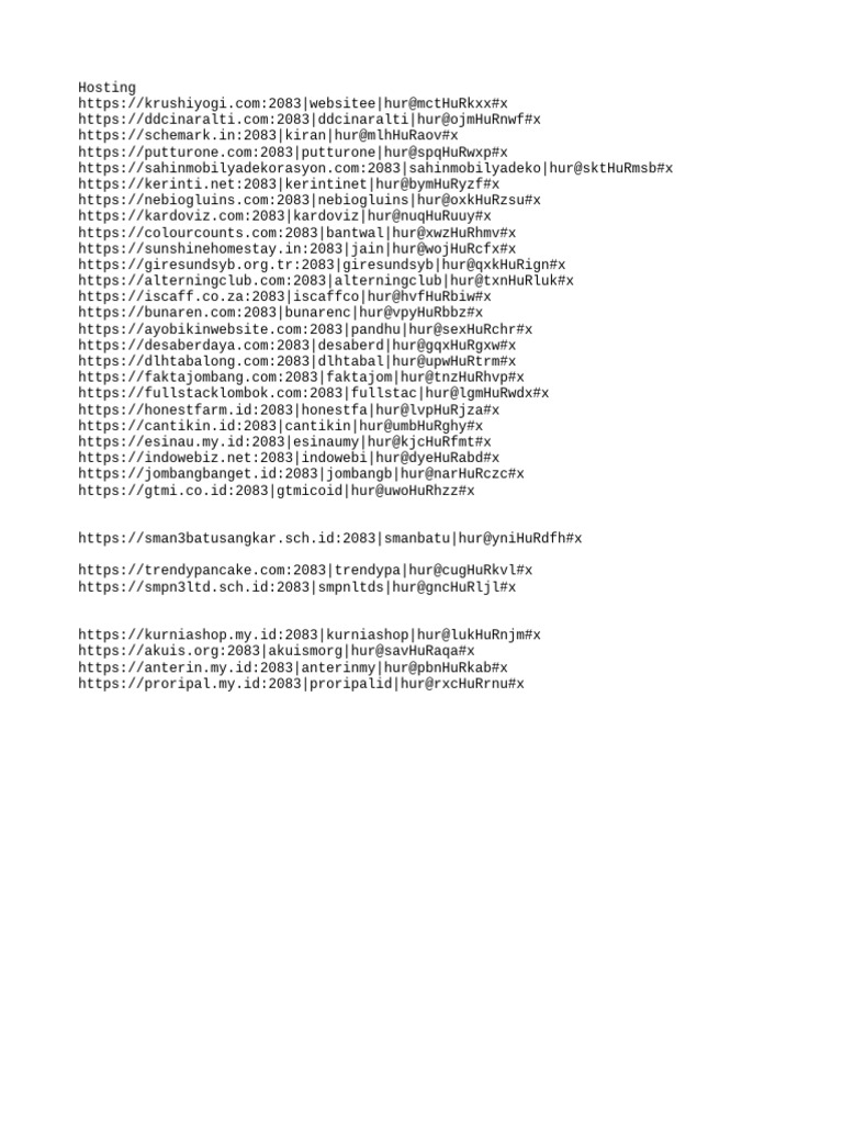 HackedCpanel Good For Webmail & Hosting | PDF