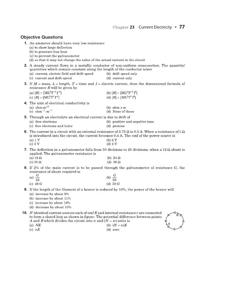 Cureent Electriciy | PDF