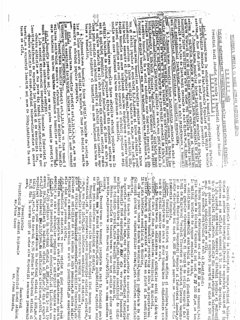 Decret de Expropriere NR 409 Din 1955 | PDF