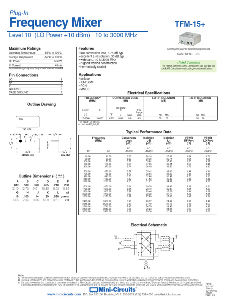 TFM-15 | PDF | Electronics | Electrical Engineering
