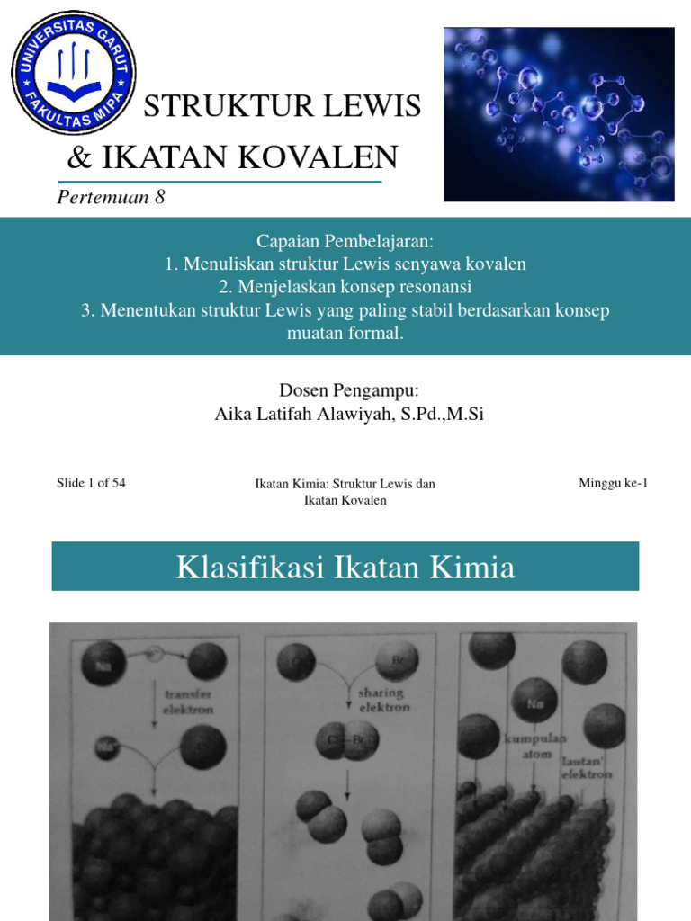 Struktur Lewis dan Ikatan Kovalen | PDF | Sains & Matematika