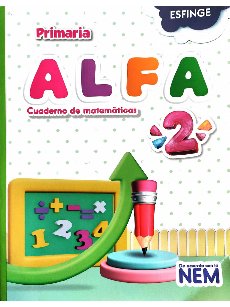 Alfa 2° Cuaderno de Matemáticas | PDF