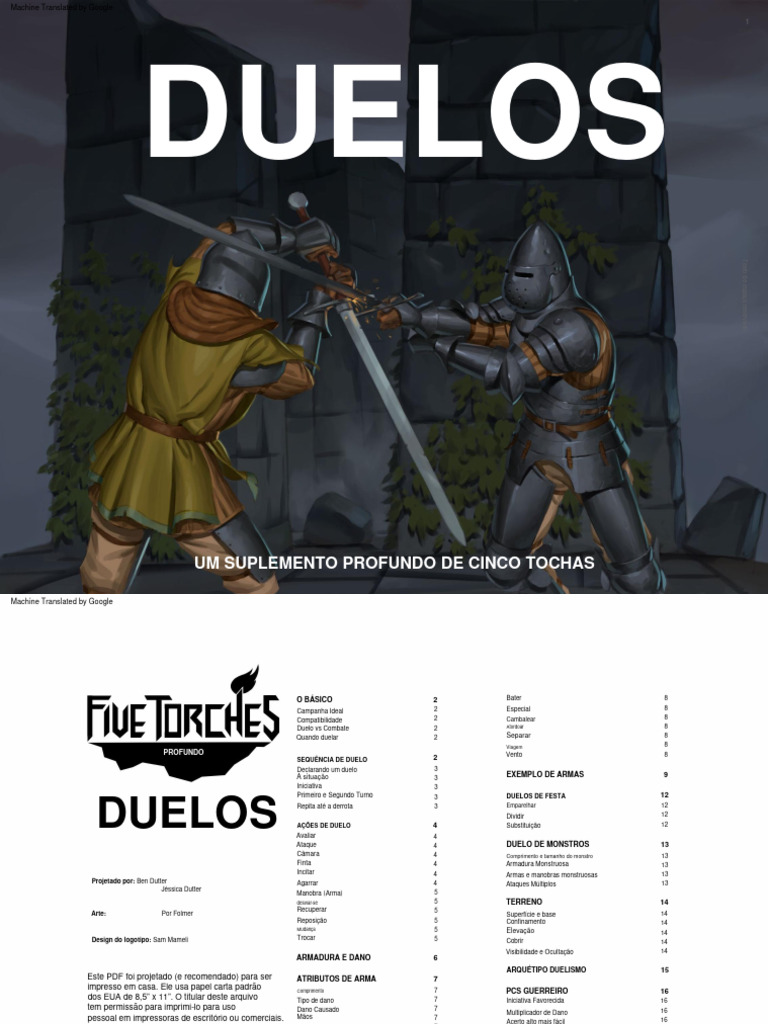 Ilide - Info Dueling For Victory Rules For Tactical Sword Fights in ...