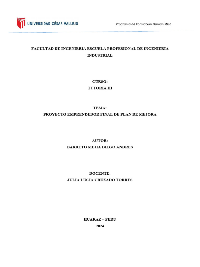 Plan De Mejora Hdms Dbm 2 Pdf Dormir Depresión Estado De ánimo
