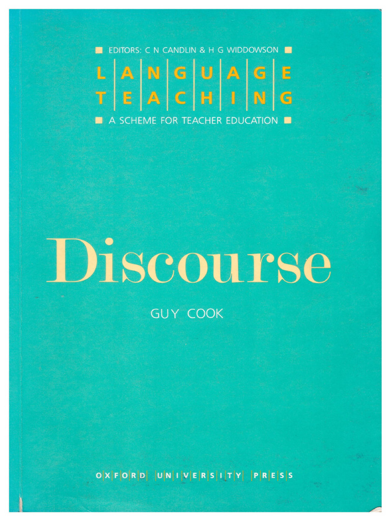 Cook Guy - Discourse-New Edition | PDF