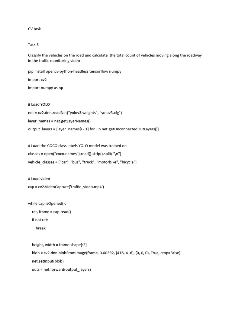 CV Task | PDF | Qr Code | Computer Science