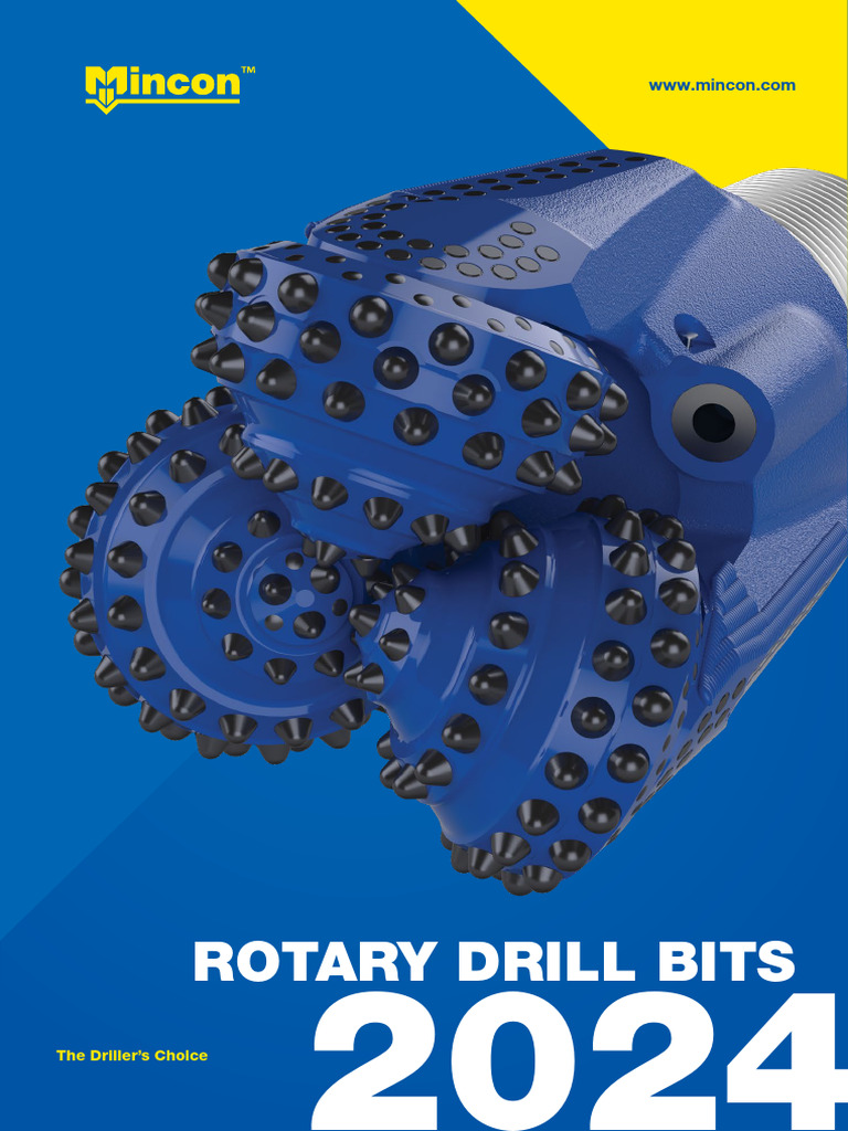 Mincon - 2024 Rotary Drill Bits - A4 - Low-Res | PDF | Drilling | Drill