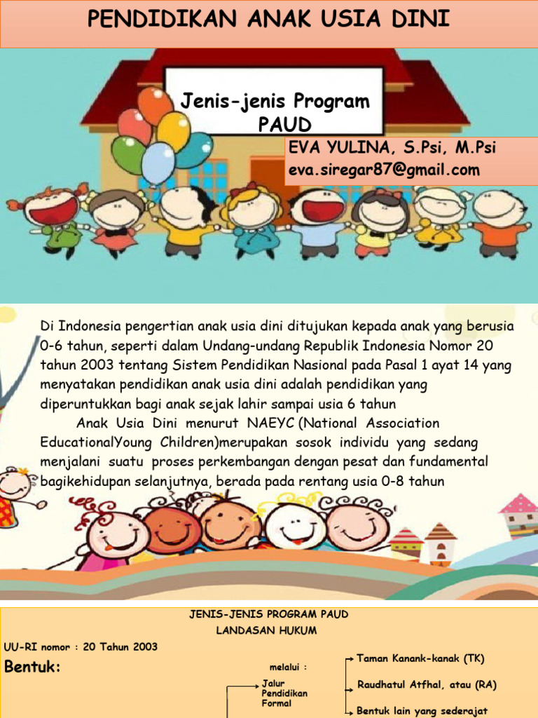 Jenis Jenis Program Paud | PDF