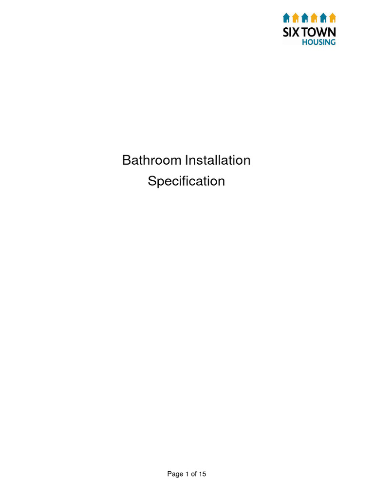 STH Bathroom Specification - 2023-2024 | PDF | Shower | Bathroom