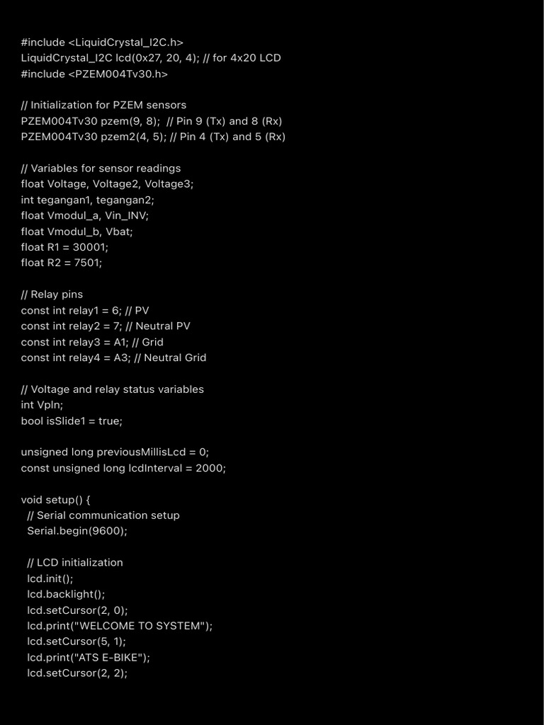 #Include LiquidCrystal - I2C.h 2 | PDF | Electrical Engineering ...