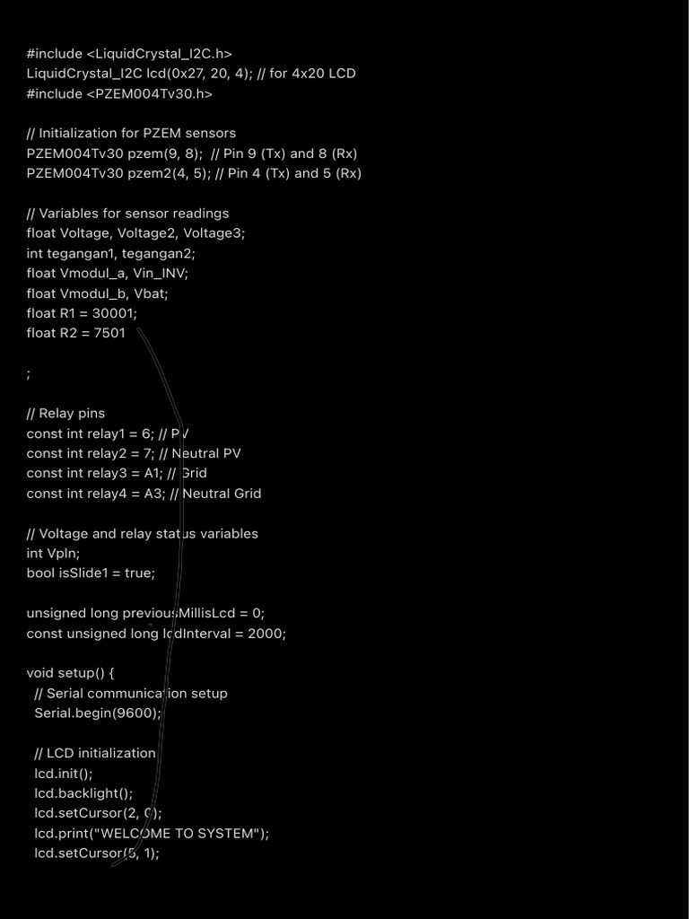 #Include LiquidCrystal I2C.h | PDF | Electric Power | Computer Engineering