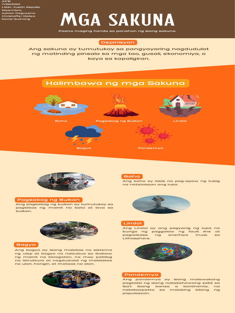 Halimbawa NG Mga Sakuna | PDF