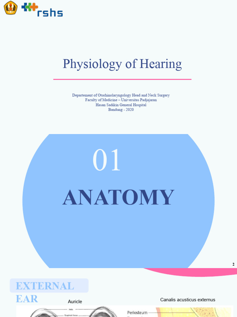 Physiology of Hearing and Speech | PDF | Auditory System | Ear