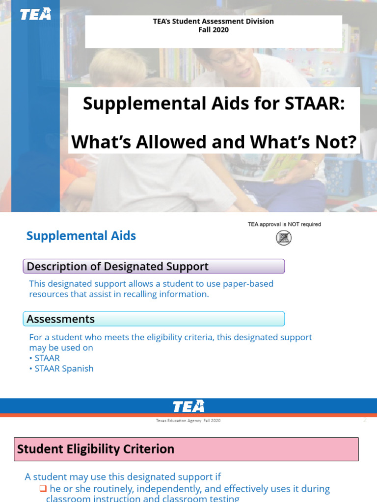 Fall 2020 2021 Accomm Allowable Supp Aids | PDF | 2 D Computer Graphics ...