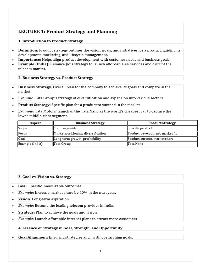 Product Strategy Makrup Notes | PDF | Outsourcing | E Commerce