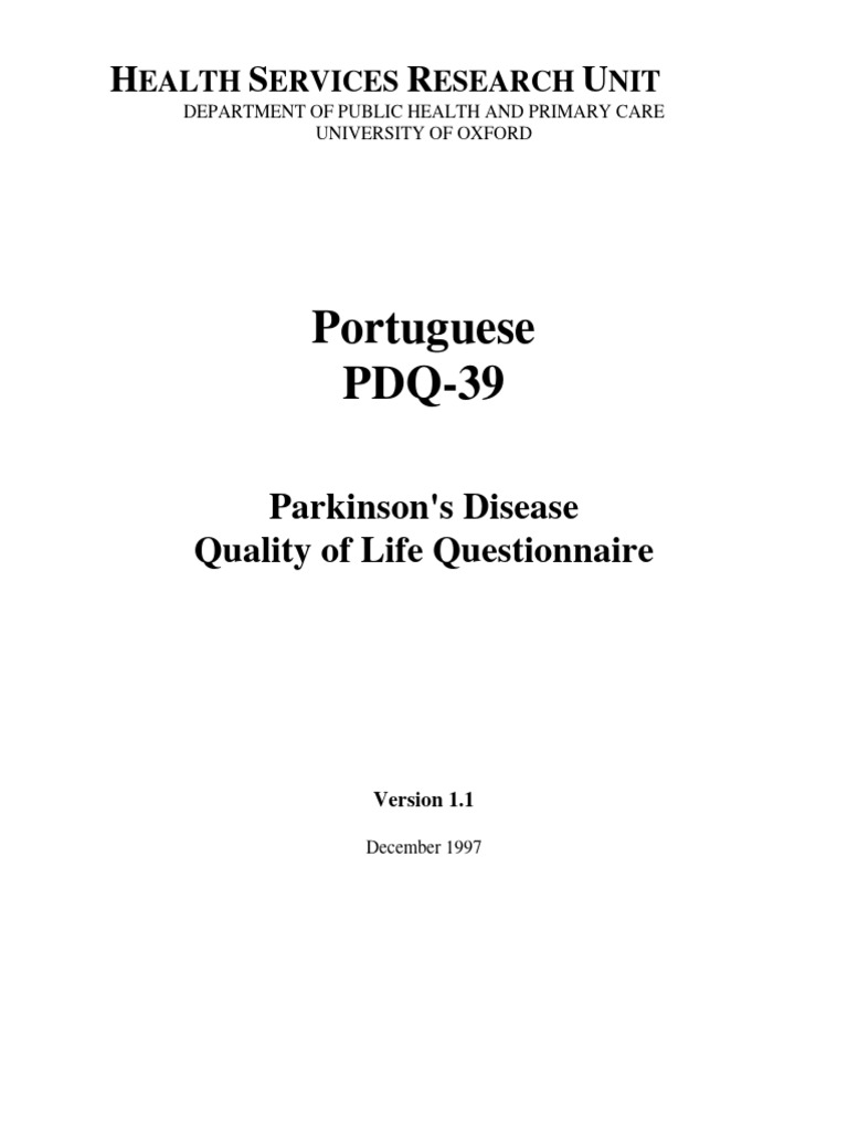 Pdq 39 Portugues | PDF | Doenças e distúrbios humanos | Especialidades ...