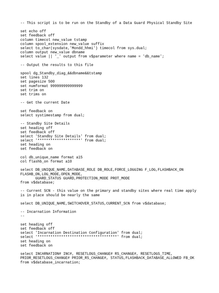 Pstdby STB Diag v3 | PDF | Computer Data | Data Management