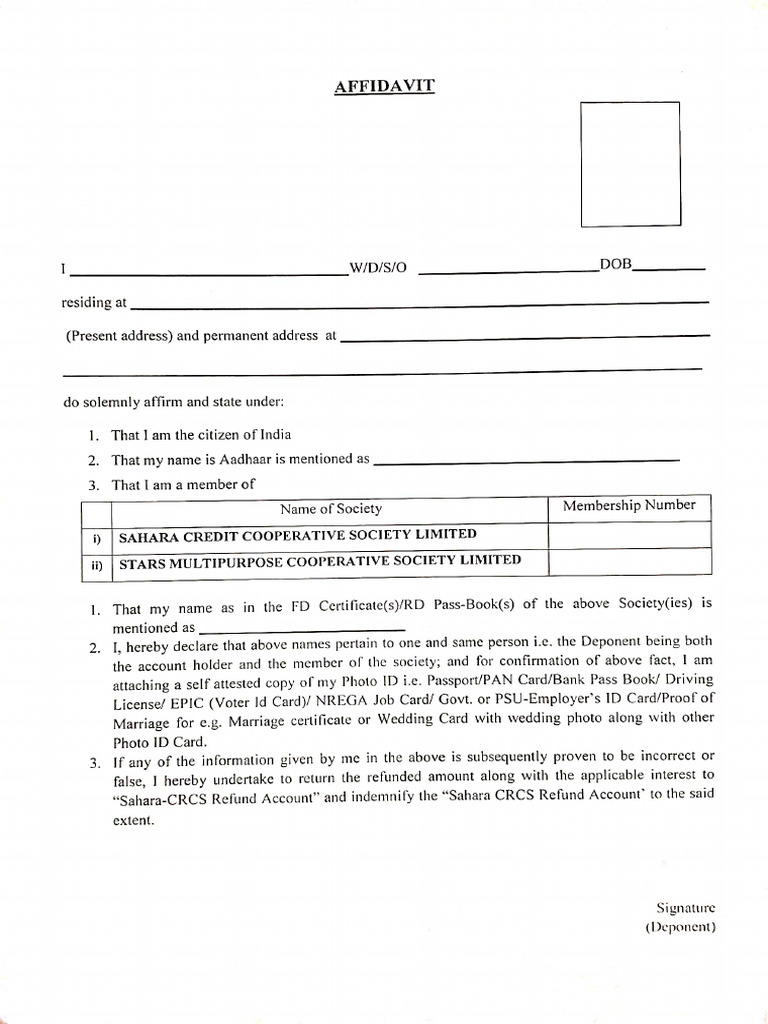 Affidavit | PDF