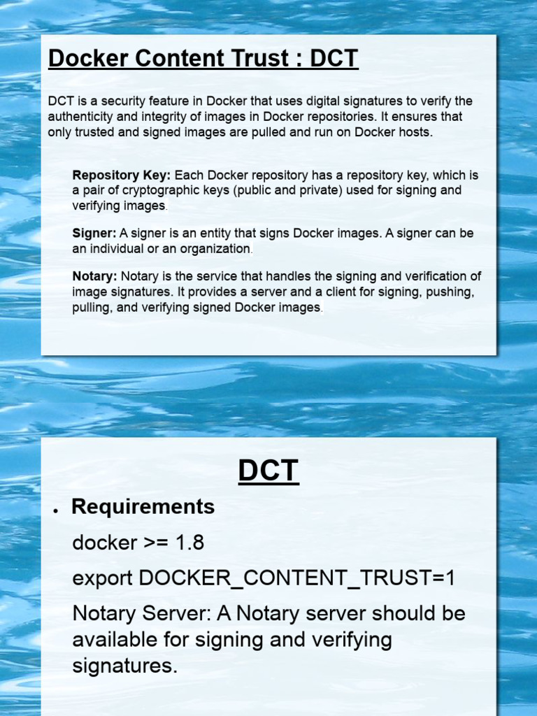 Docker Content Trust | PDF | Technology & Engineering