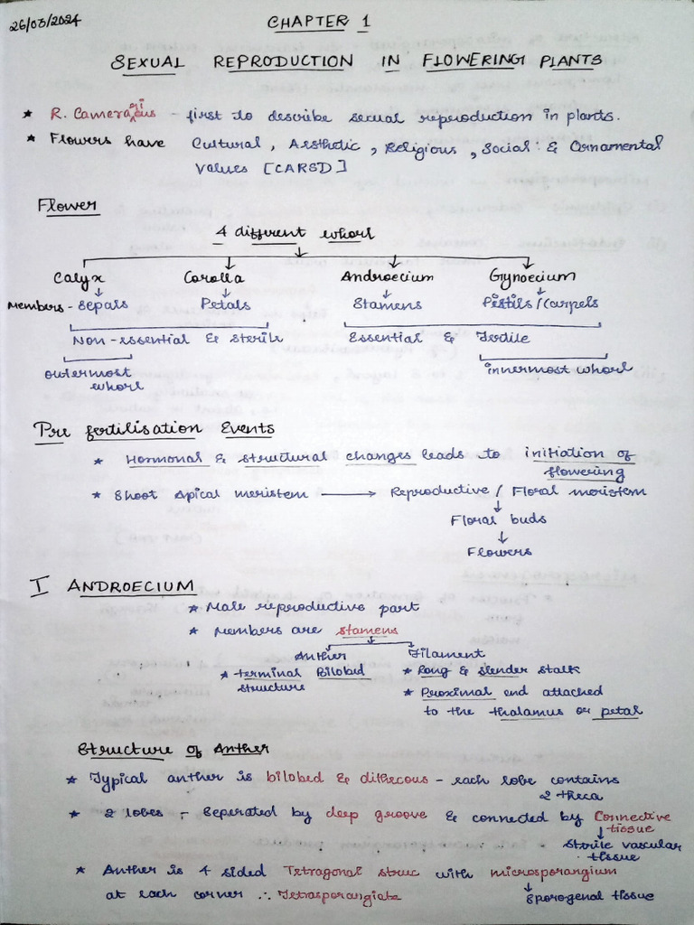 Botany CH 1 Class 12 Part 1 | PDF