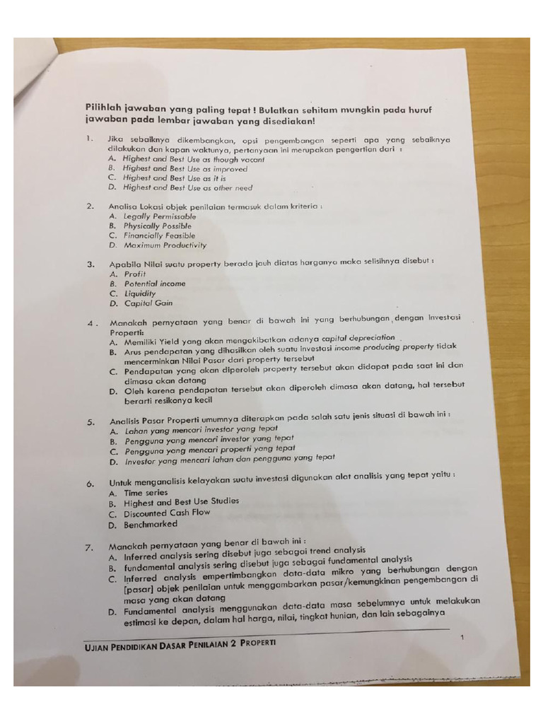 LATIHAN SOAL PDP 2 - RZ | PDF