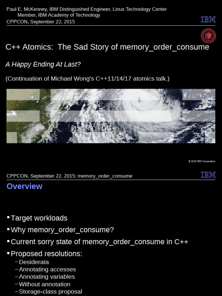The Sad Story of Memory - Order - Consume - Paul E. McKenney - CppCon 2015 | PDF | Central ...