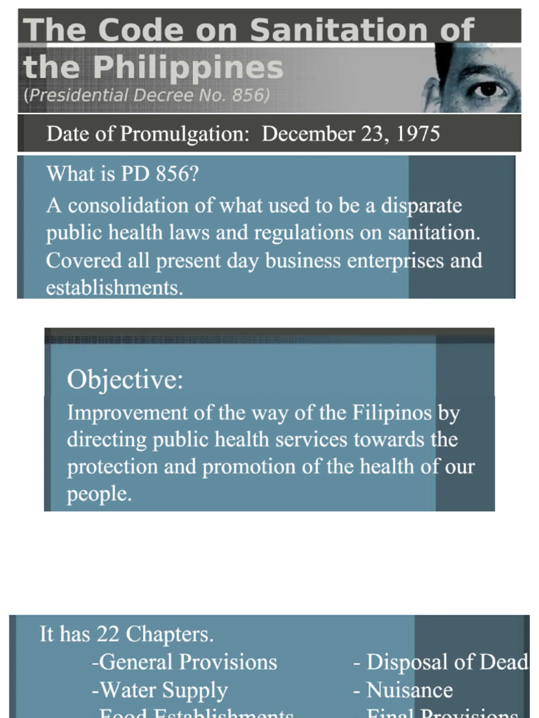 Salient Features of PD 856 | PDF