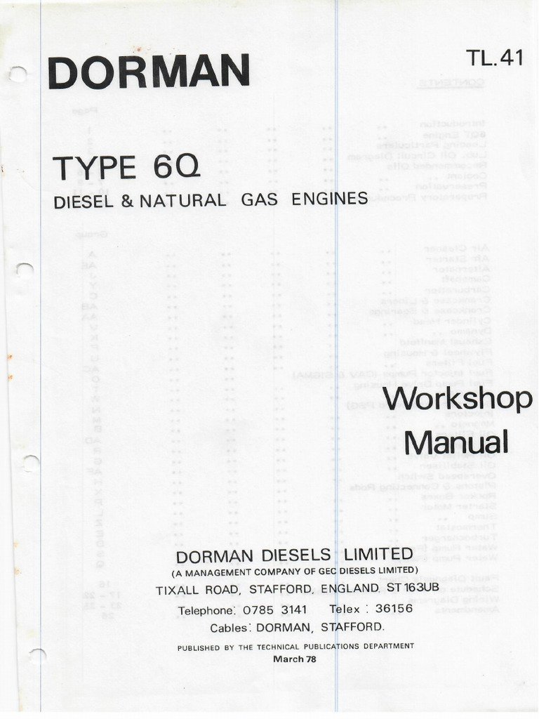 5 - Emergency Diesel Generator Instruction Book | PDF