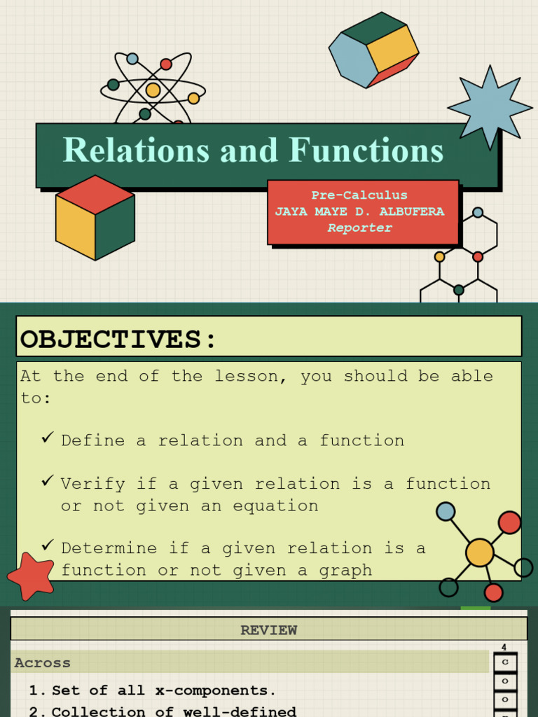 Relation and Function Module | PDF | Function (Mathematics) | Functions And Mappings