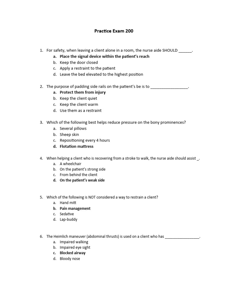 Practice Exam 200 | PDF