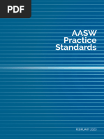 AASW - Practice Standards 2023 A4 v1 1 | PDF