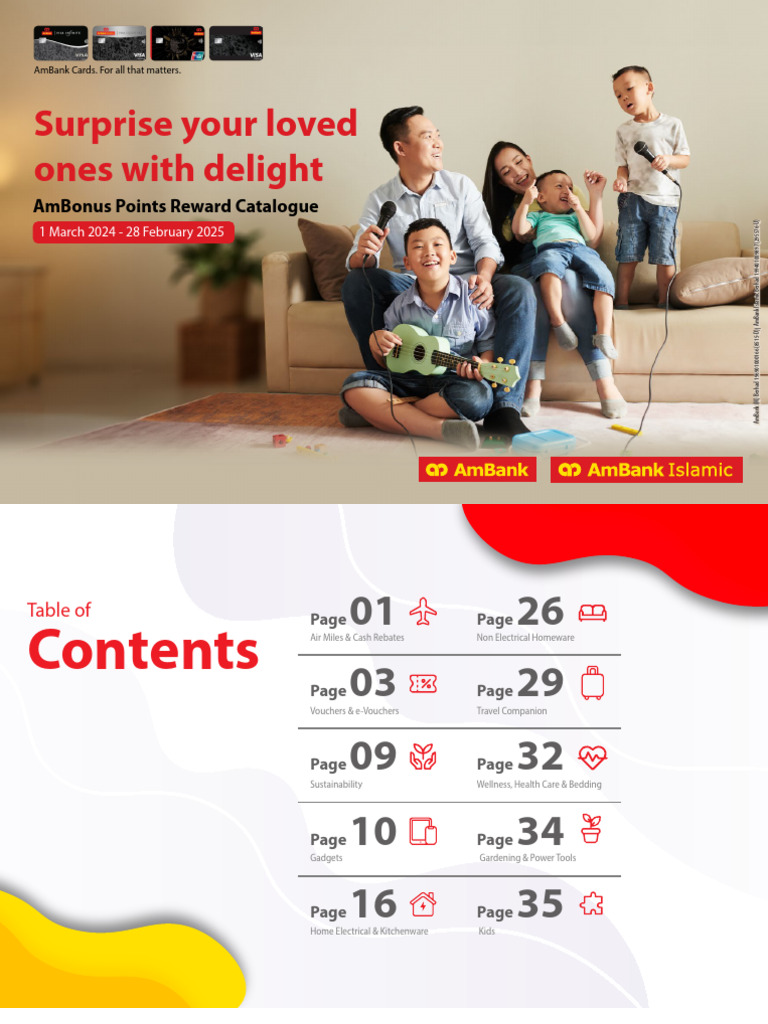Am Bonus Rewards Catalogue | PDF | Gift Card | Voucher